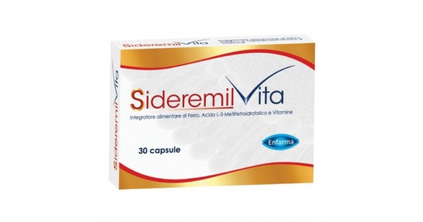 Sideremil Vita 30 Capsule - Integratore Alimentare - FarmaciaGaudiana.it