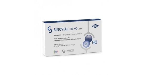 Sinovial HL 90 Siringa Pre-Riempita Acido Ialuronico 2 ml ...