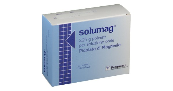 Solumag Magnesio Pidolato 20 Bustine 2,25 grammi - FarmaciaGaudiana.it