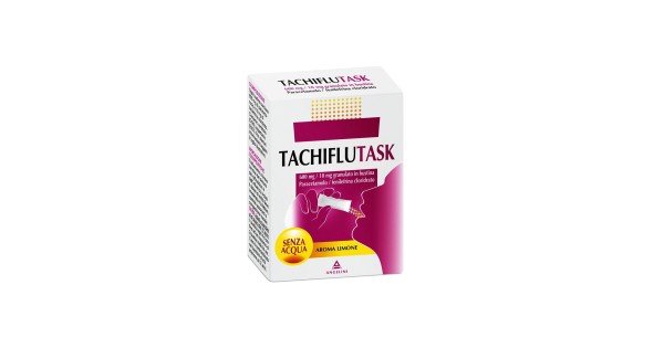 Tachiflutask Paracetamolo Aroma Limone 600 mg+10 mg 10 bustine ...