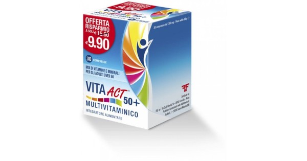 Vita Act 50+ Multivitaminico 30 compresse - FarmaciaGaudiana.it