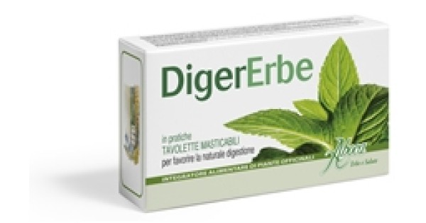 Aboca DigerErbe 30 Tavolette - Integratore Digestivo - FarmaciaGaudiana.it