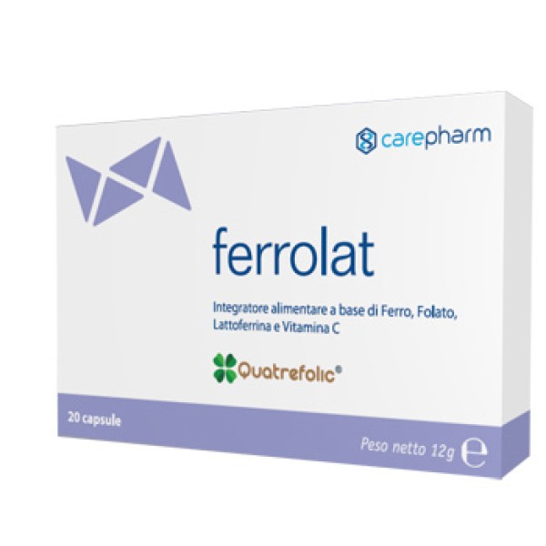 Ferrolat 20 Capsule - Integratore Ferro - FarmaciaGaudiana.it