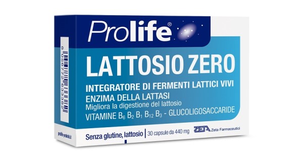 ProLife Lattosio Zero 30 Capsule - Integratore per Intolleranti al ...
