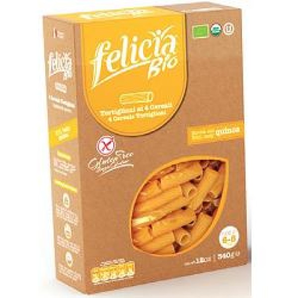 Felicia Bio Pasta Multicereali Tortiglioni 340 grammi - FarmaciaGaudiana.it