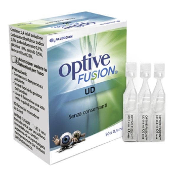 Optive Fusion UD Collirio Gocce Oculari 30 Flaconcini Monodose ...