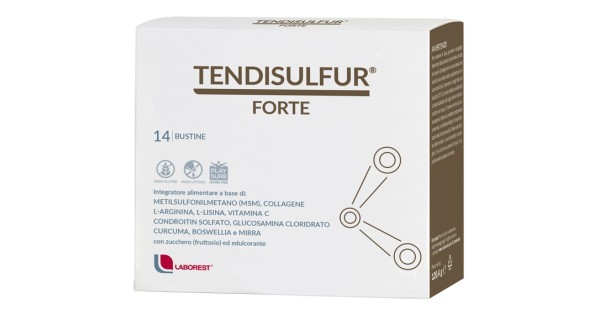 Tendisulfur Forte 14 Bustine - Integratore per Tendini ...