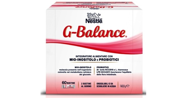 Nestle' G-Balance 60 Bustine - Integratore di Mio-Inositolo e ...