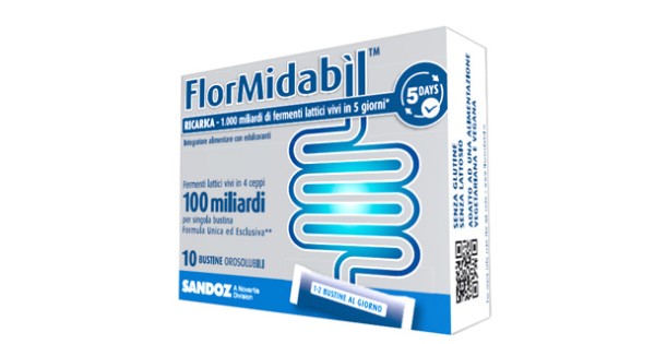 FlorMidabil Ricarica 10 Bustine - Integratore Fermenti Lattici ...