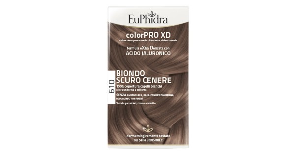 Euphidra Linea ColorPro XD 610 Biondo Scuro Cenere Tintura Extra ...