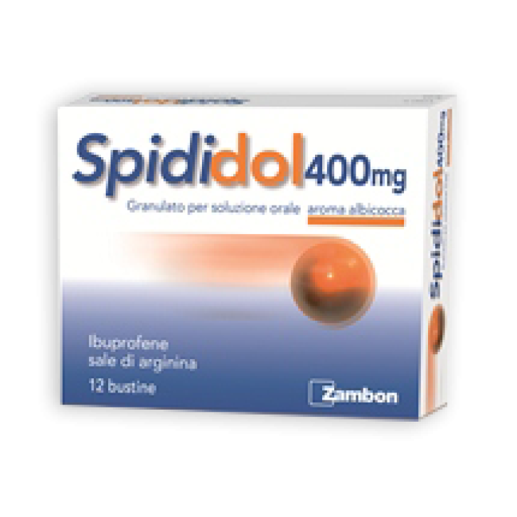 Spididol 400 mg Granulato per Soluzione Orale Aroma Albicocca 12 ...
