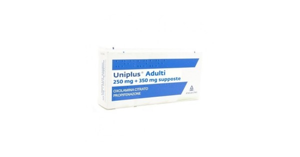 Uniplus Adulti 250 mg + 350 mg Propifenazone 10 Supposte ...