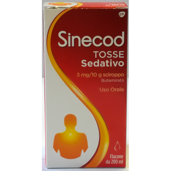 Sinecod Tosse Sedativo Sciroppo Butamirato Citrato 200 ml ...