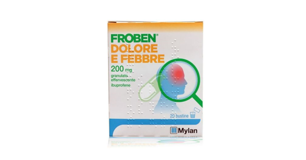 Froben Dolore e Febbre 200 mg Ibuprofene 20 Bustine - FarmaciaGaudiana.it